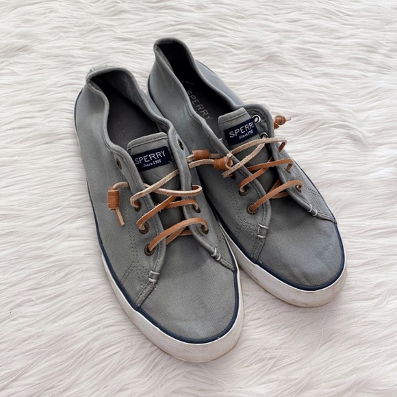 Sperry | Shoes | Sperry Gray Pier View Sneaker Slip On Shoes | Poshmark